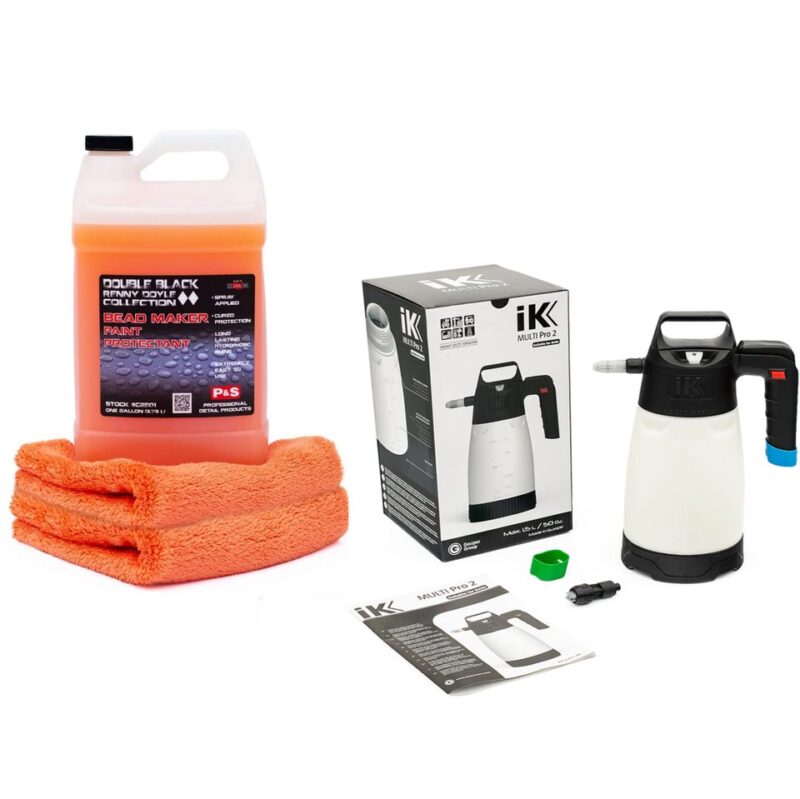 P&S Bead Maker Spray Sealant + IK Multi Pro II Sprayer + 2 Towels Combo ...