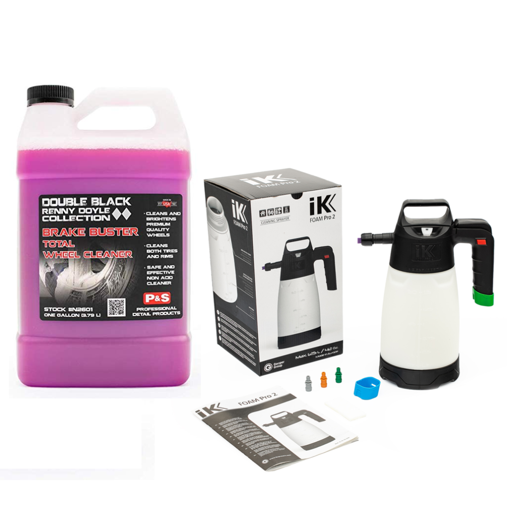 P&S Brake Buster Safe and IK Foam Pro 2 Pump Sprayer Wheel Cleaning Kit ...