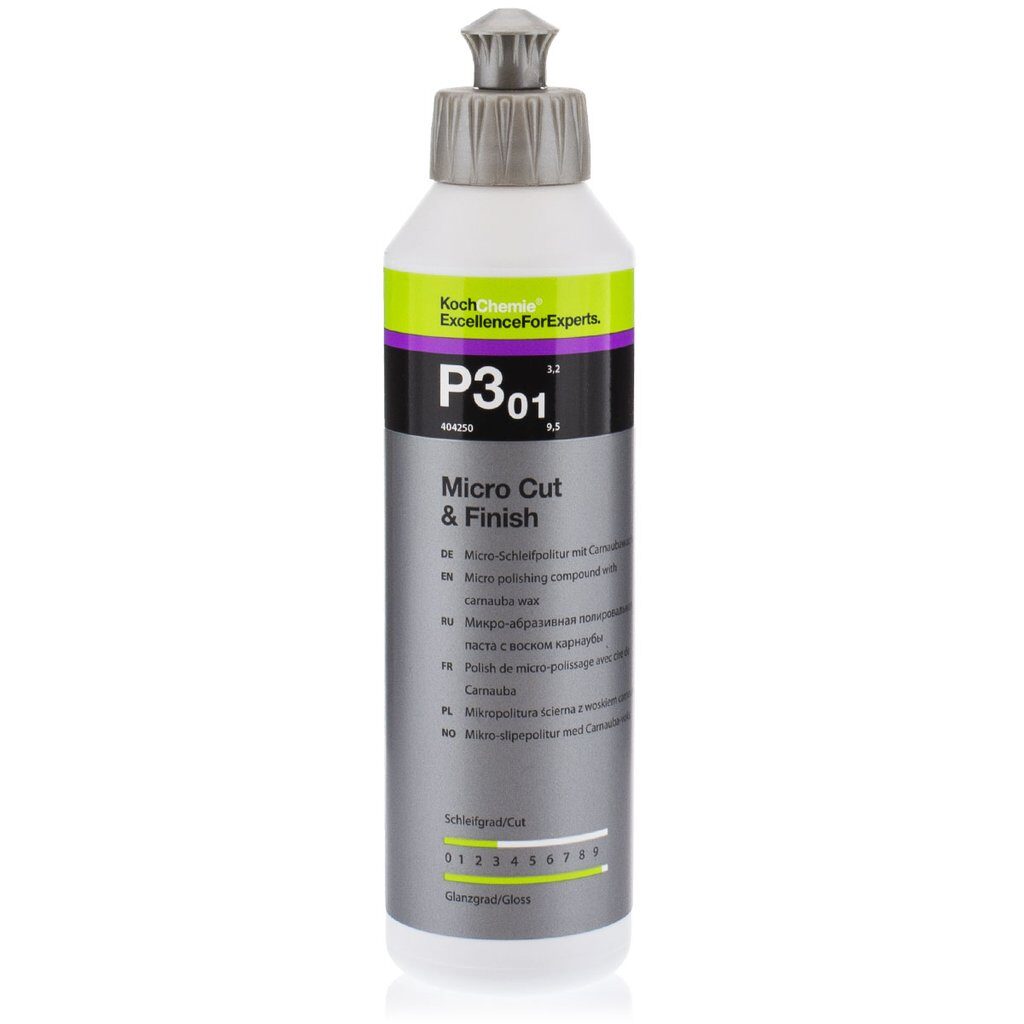 Koch Chemie Micro Cut & Finish Polish w/ Carnauba Wax | P3.01-250ml ...